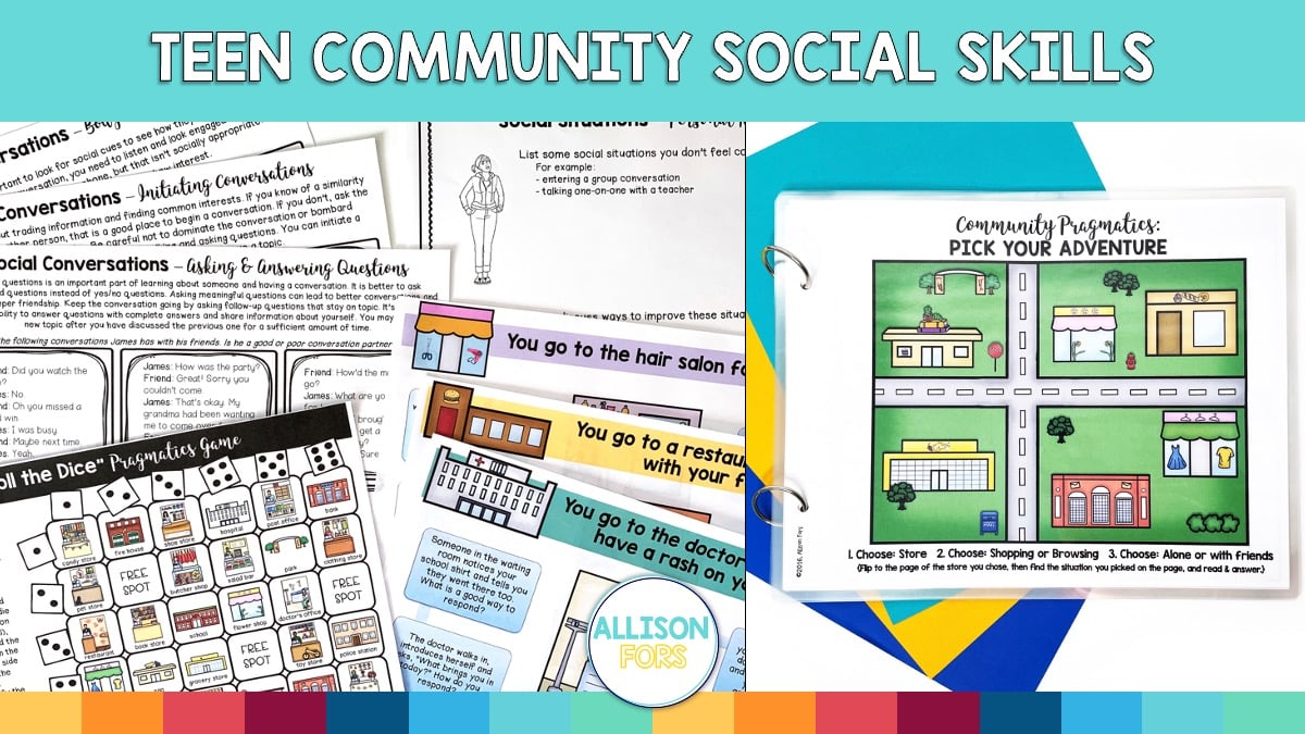 Teen Social Skills Activities | Allison Fors, Inc.