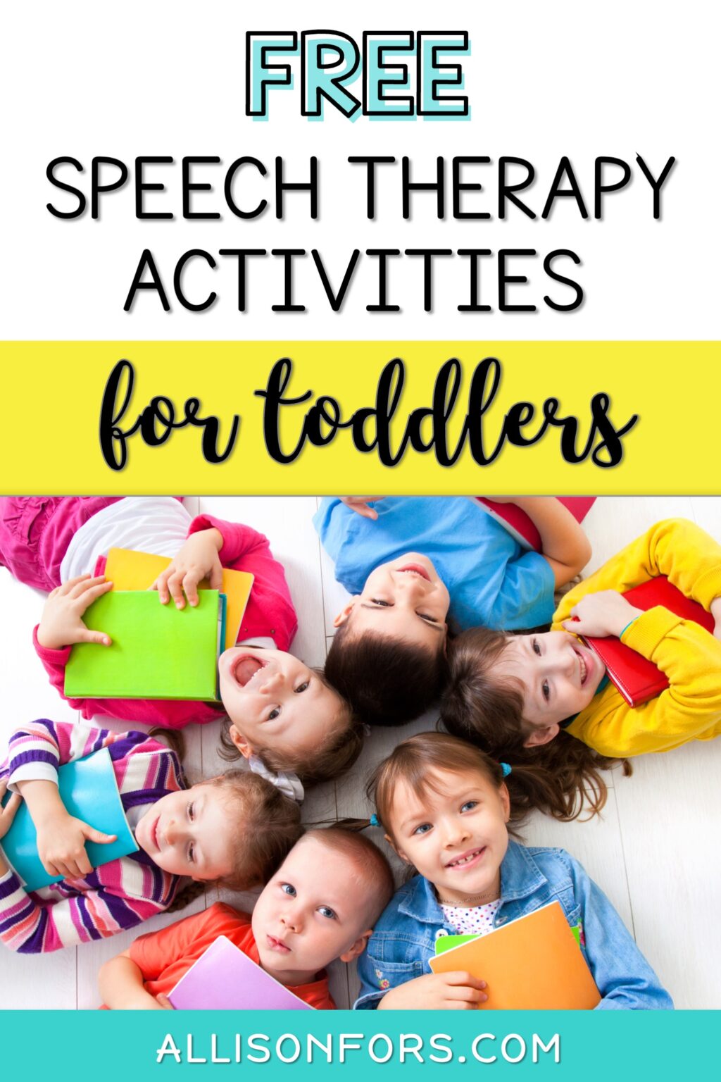 Free Speech Therapy Activities for Toddlers and Preschoolers