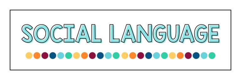 Social Skills Ideas and Activities for Speech Therapy