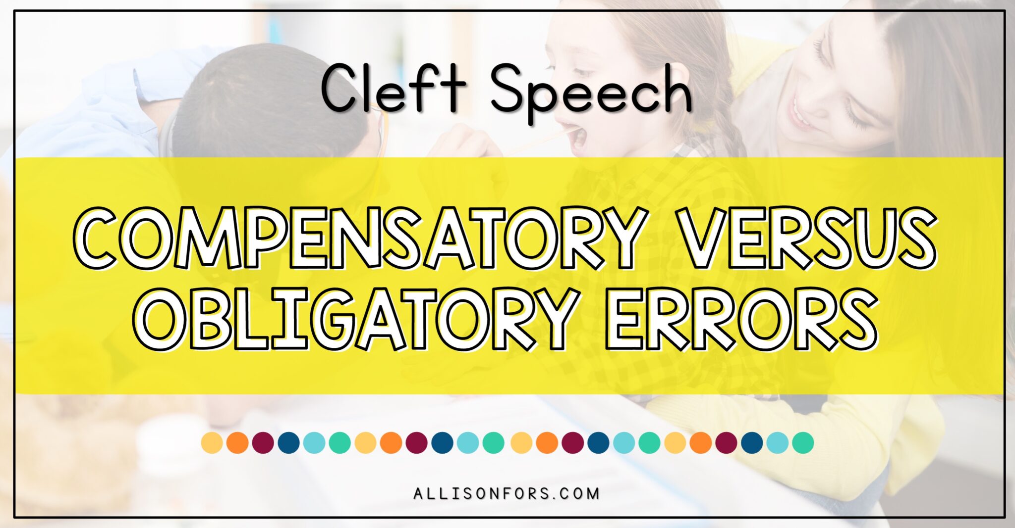 Compensatory Errors Versus Obligatory Errors in Cleft Speech | Allison ...