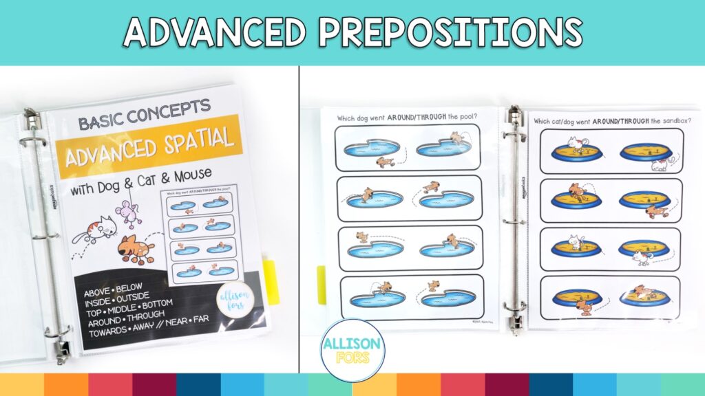7 Prepositions Activities for Speech Therapy | Allison Fors, Inc.