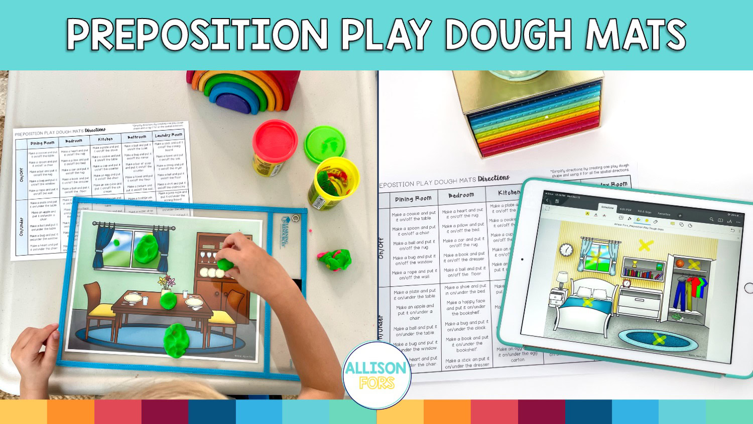 7 Prepositions Activities for Speech Therapy | Allison Fors, Inc.