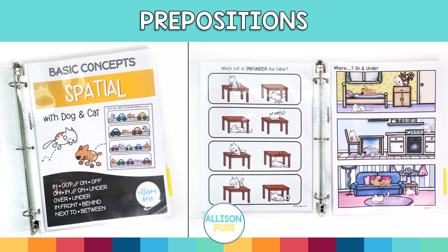 7 Prepositions Activities for Speech Therapy | Allison Fors, Inc.