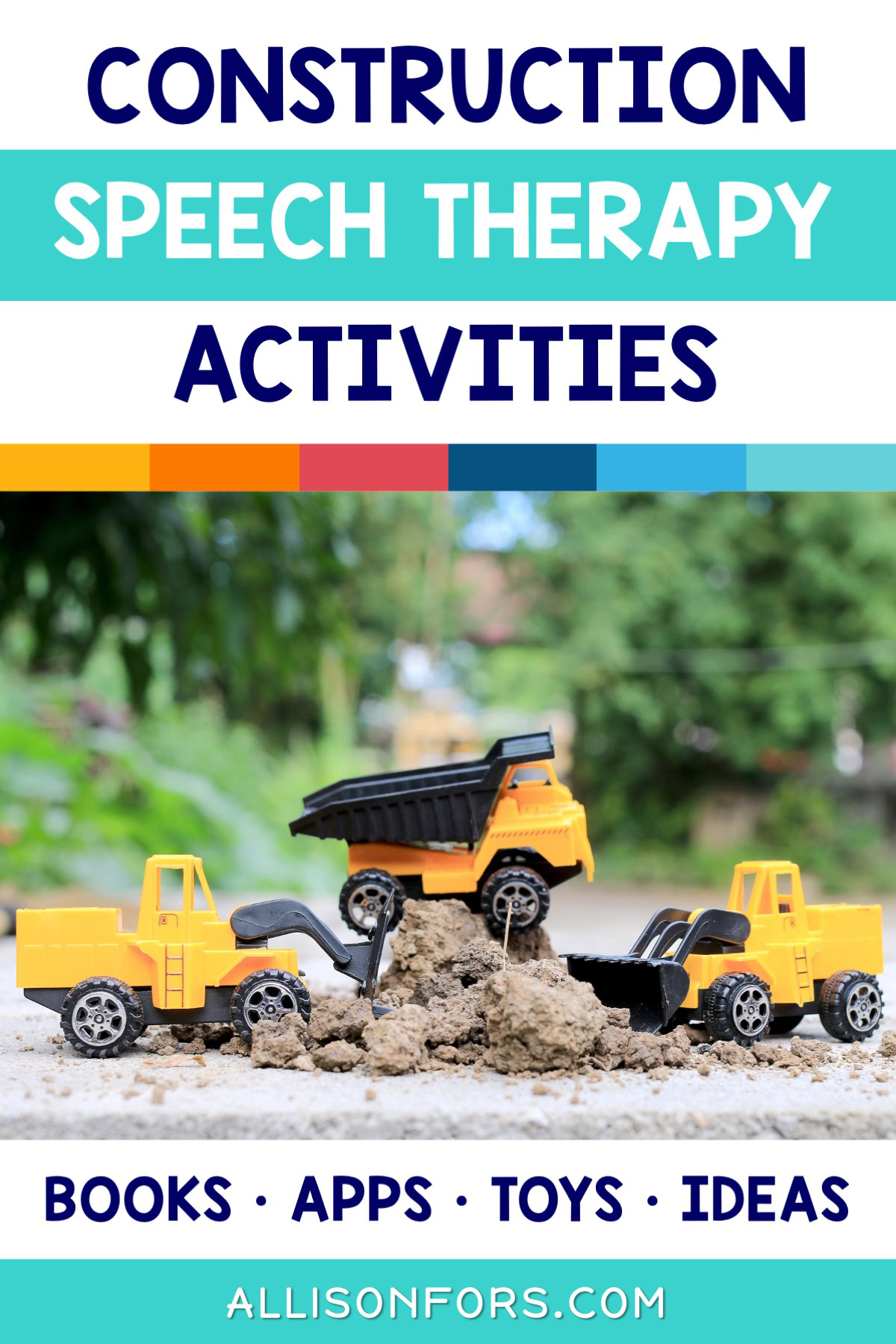 Construction Themed Speech Therapy Activities | Allison Fors, Inc.