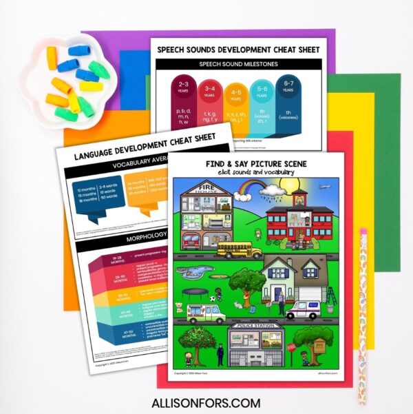 Free Downloads to make Speech Therapy Screenings Easier | Allison Fors ...