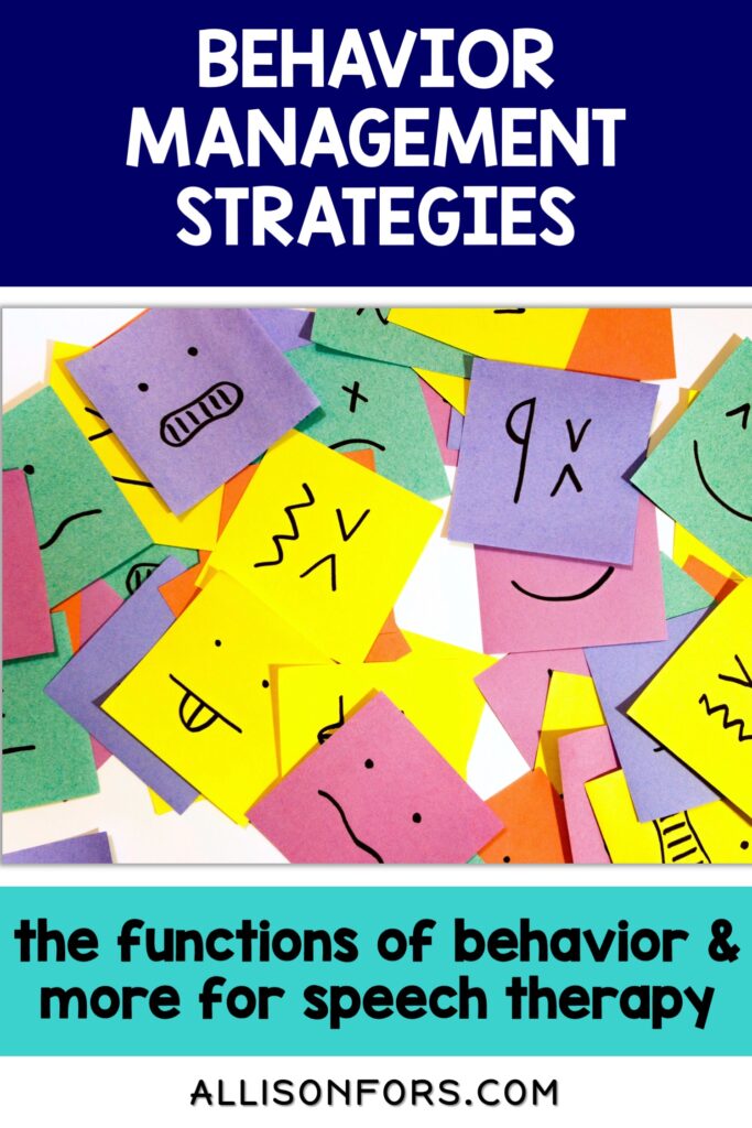 Behavior Management and Functions of Behavior | Allison Fors, Inc