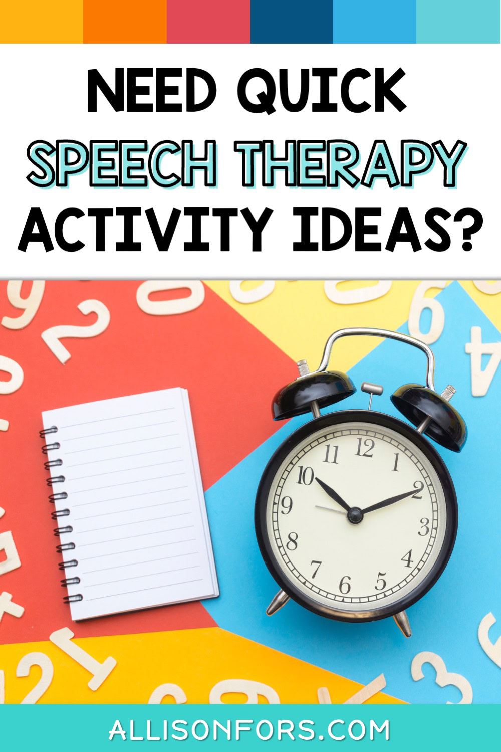 Easy Speech Therapy Activity Ideas to Try Today | Allison Fors, Inc.