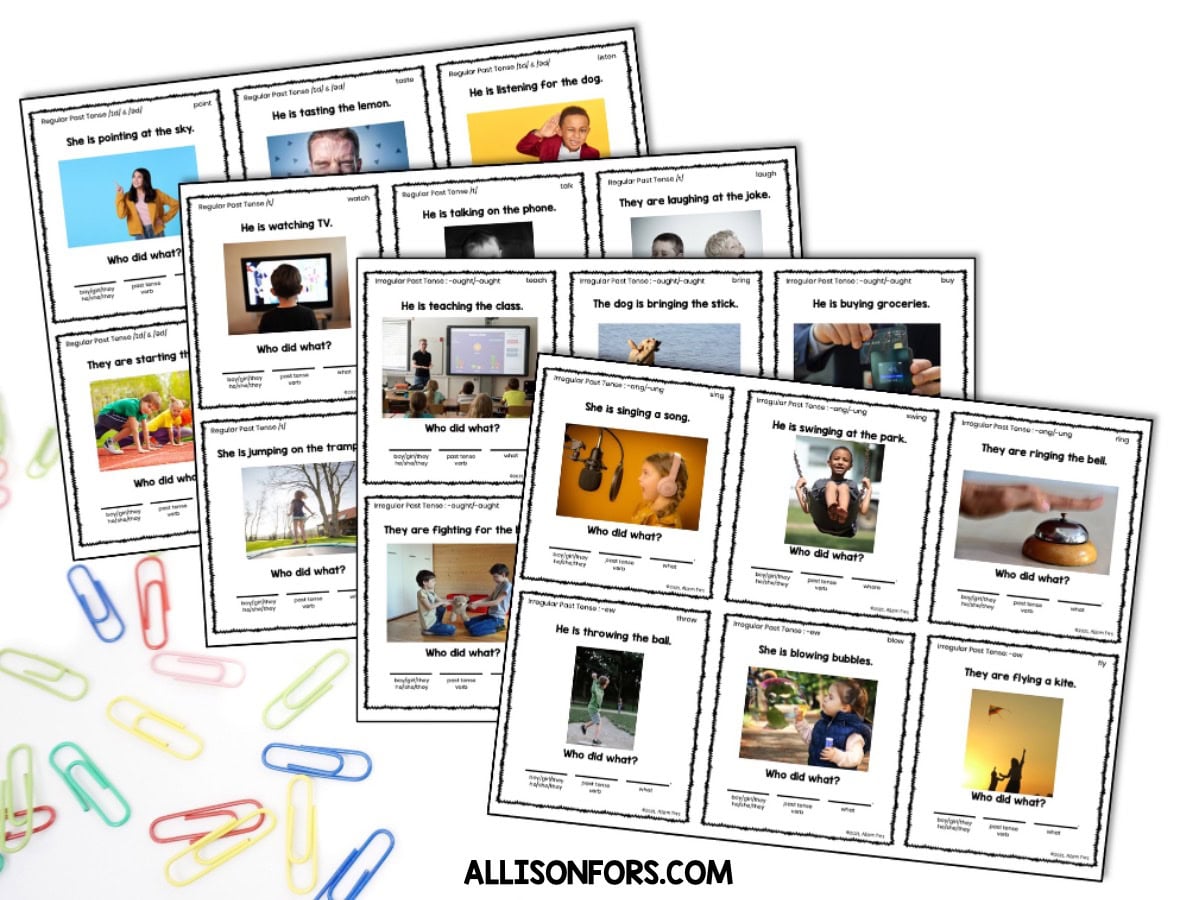 Free Speech Therapy Activities