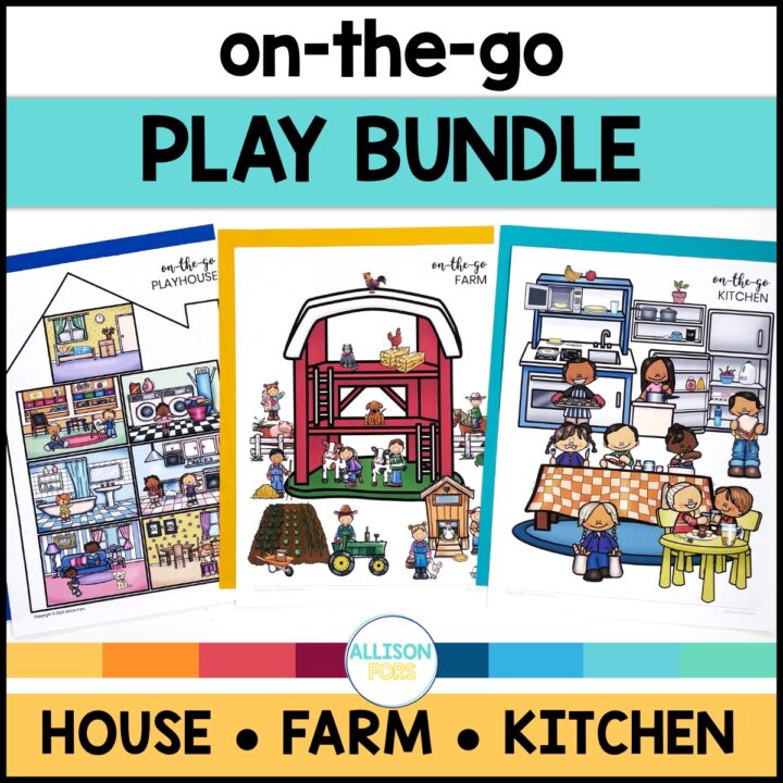 On-The-Go Play Bundle – NO PREP Play Based Speech Therapy Activities