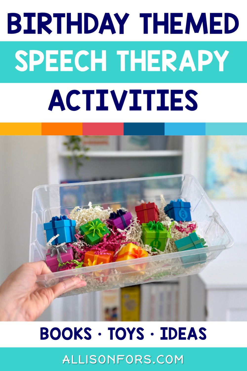 Birthday Themed Speech Therapy Activities | Allison Fors, Inc.