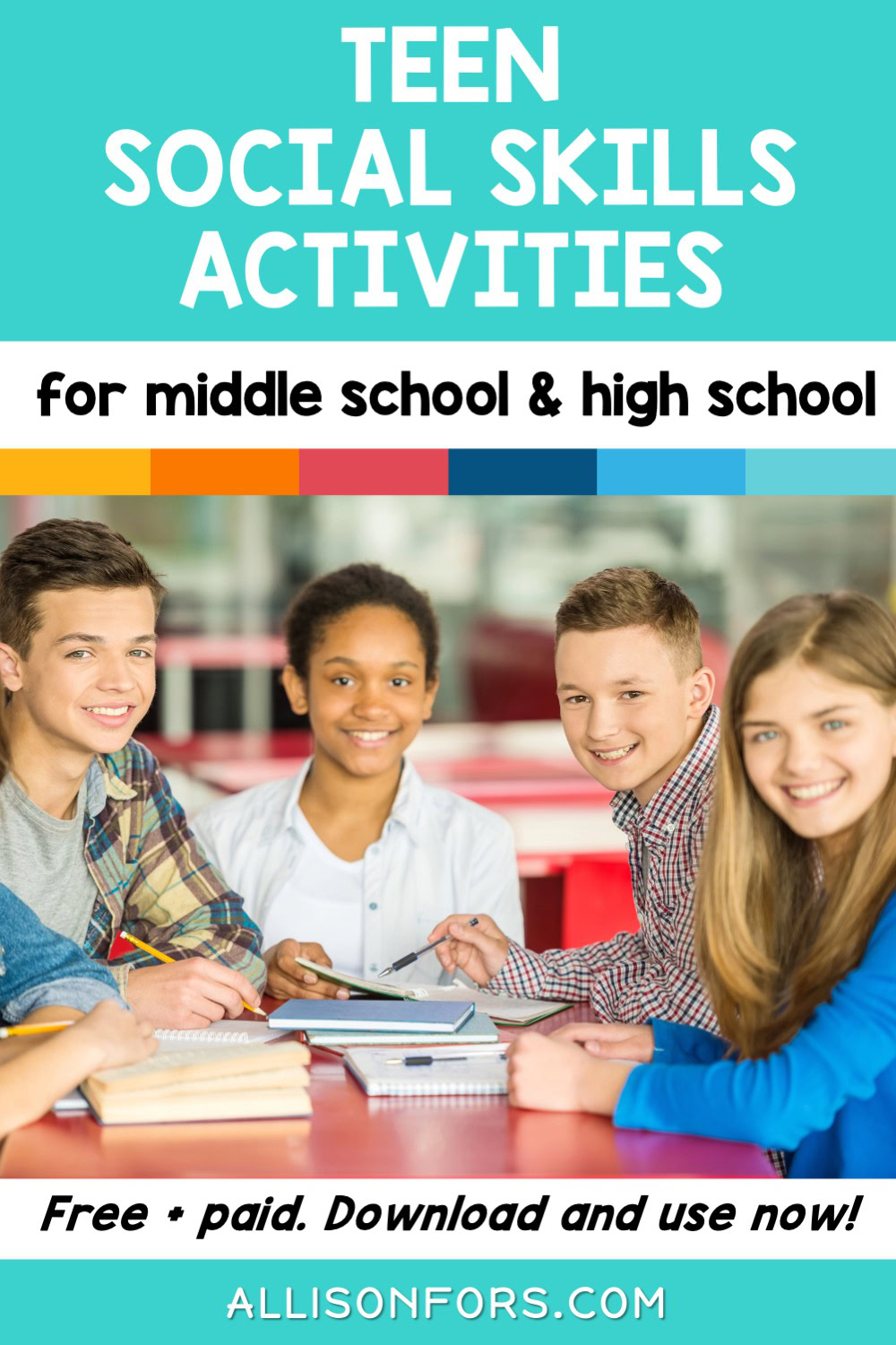 Teen Social Skills Activities | Allison Fors, Inc.