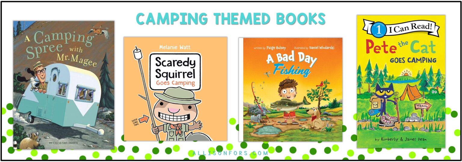 Camping Themed Speech Therapy Activities | Allison Fors, Inc.