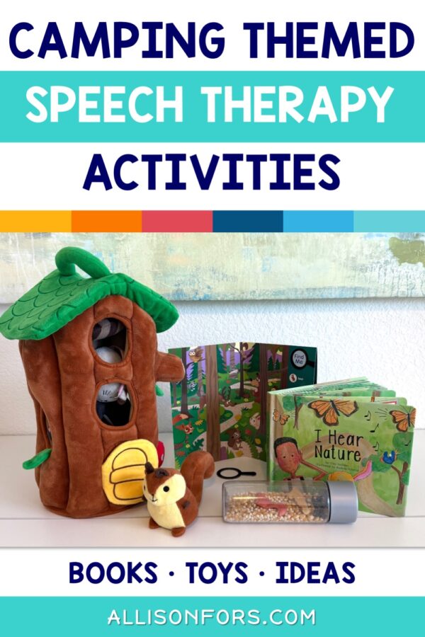 Camping Themed Speech Therapy Activities | Allison Fors, Inc.