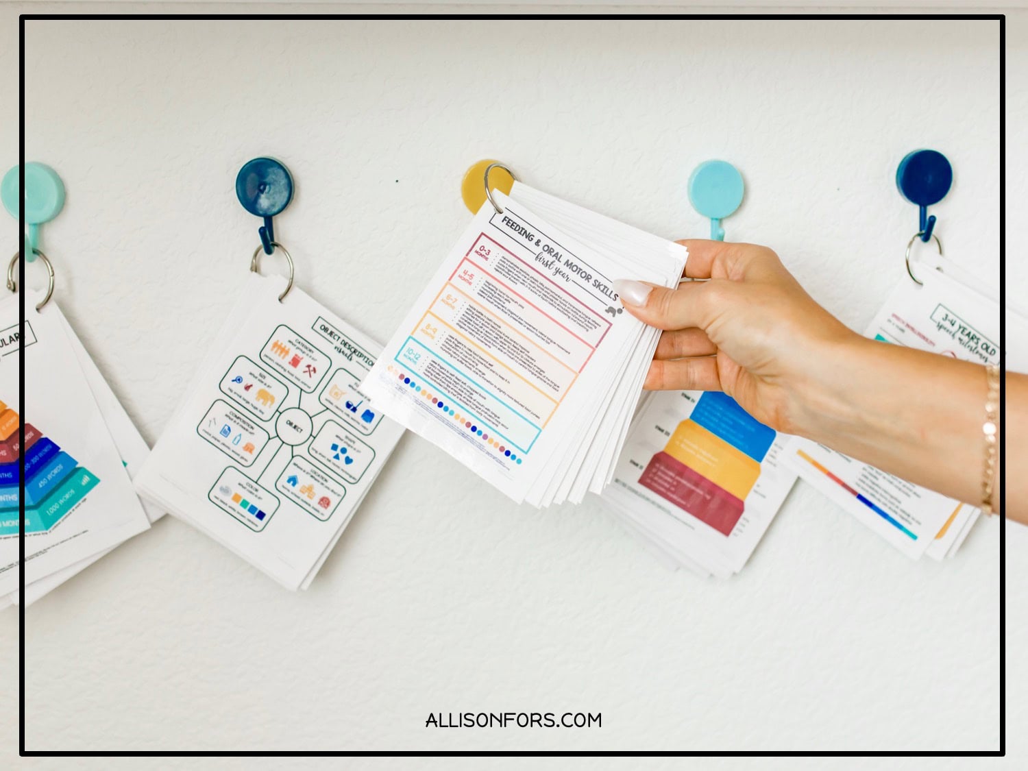 Smart Organization Tips Speech Therapy Materials | Allison Fors