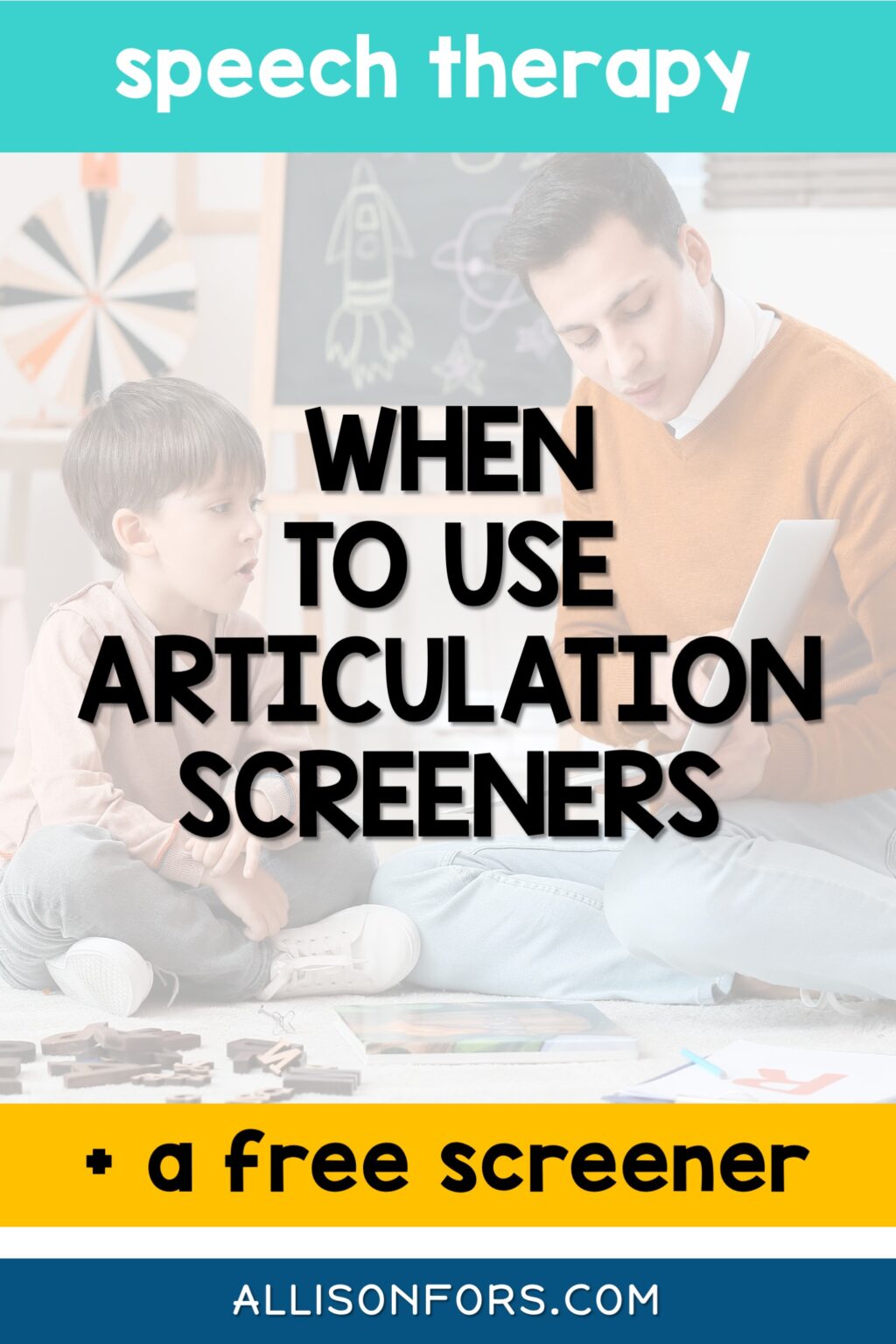 Using Articulation Screeners and a Free Screener